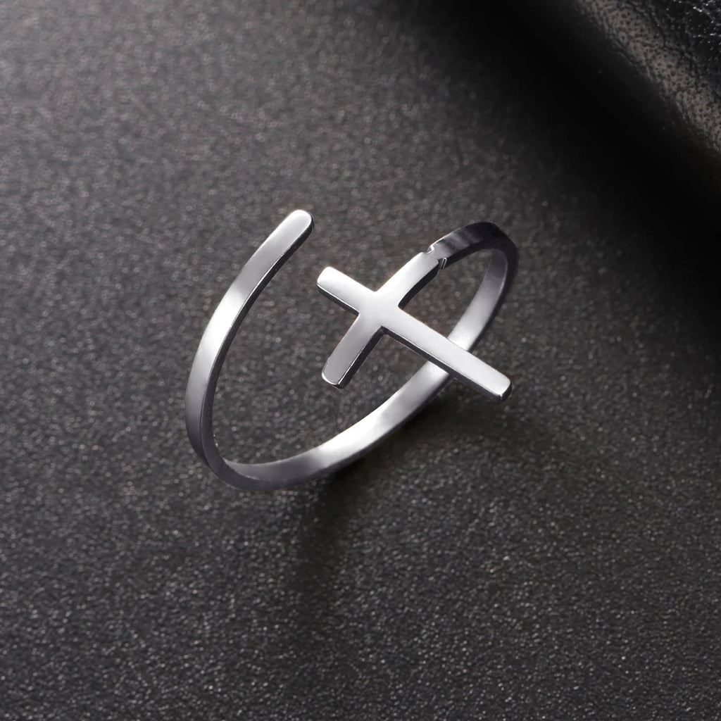 Cross Ring Adjustable Ring – JANE, JOAN & JUDY